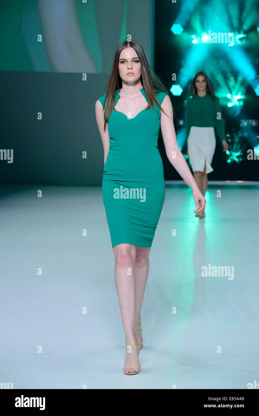 SYDNEY, AUSTRALIA - SEPTEMBER 27: A model showcases designs for Betty ...