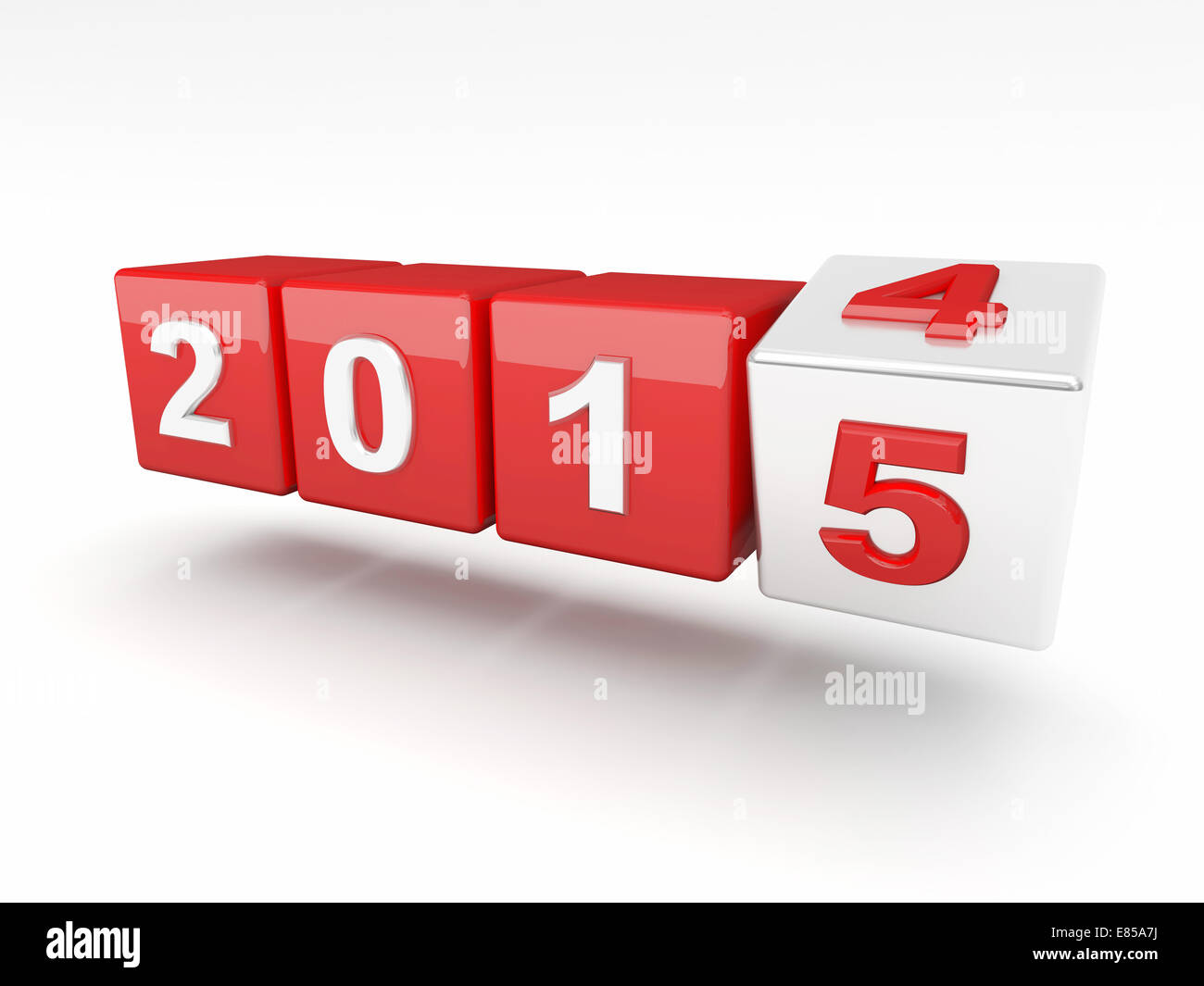 3d image of 2015 text Stock Photo - Alamy