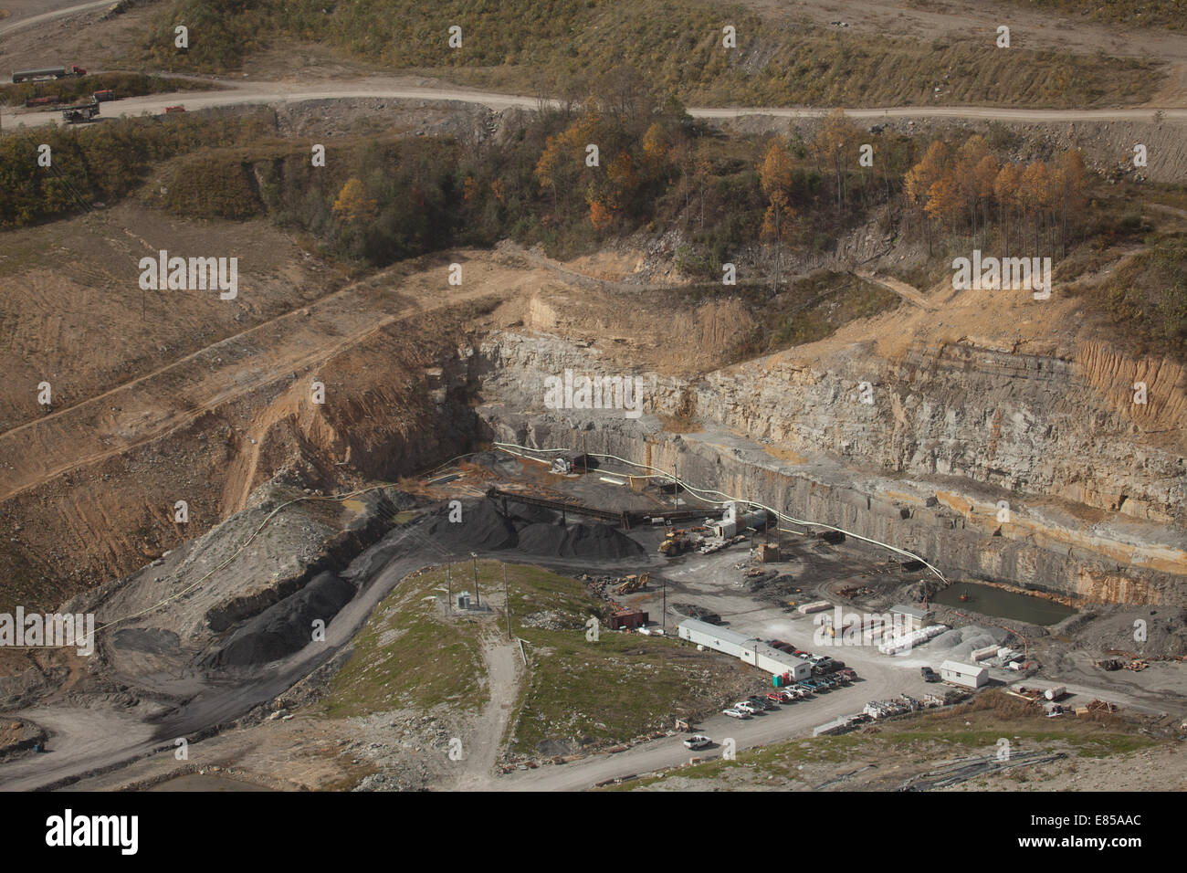 Mountaintop Removal appalachia Stock Photo - Alamy