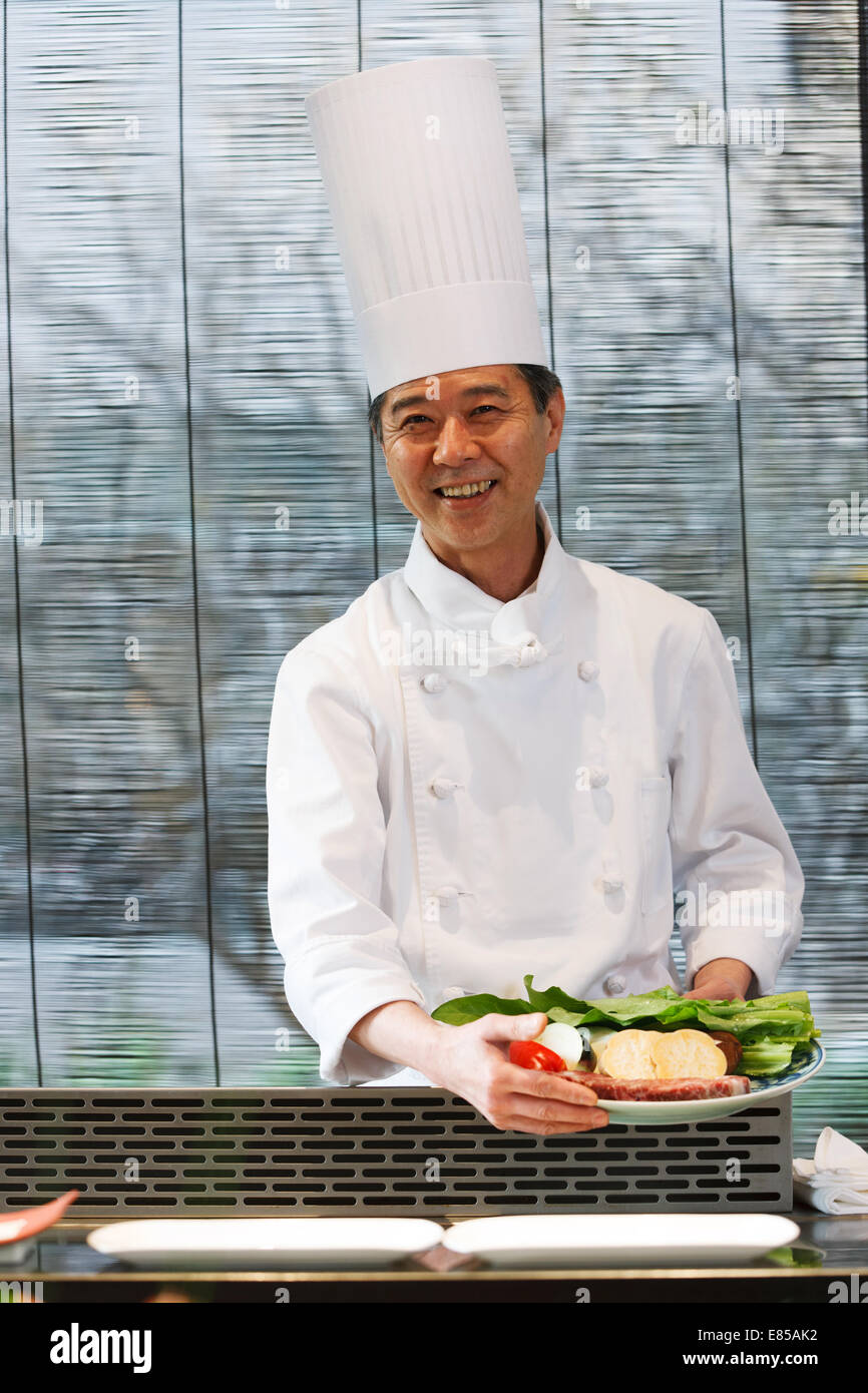 Portrait of chef Stock Photo - Alamy