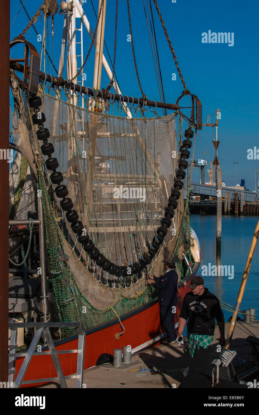 Fishermen At Work Stock Photo - Alamy