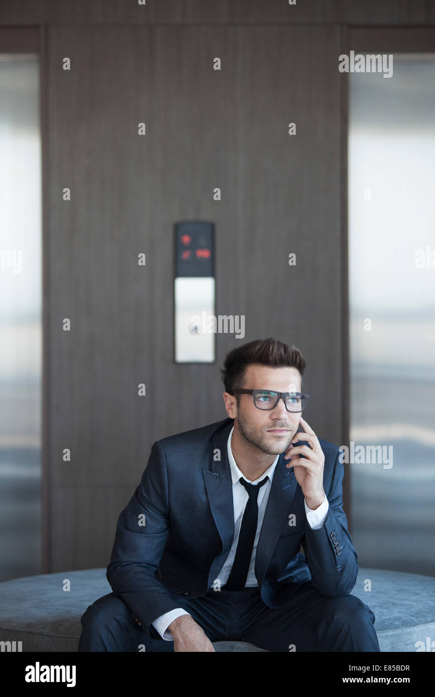Fashionable young business executive, portrait Stock Photo - Alamy