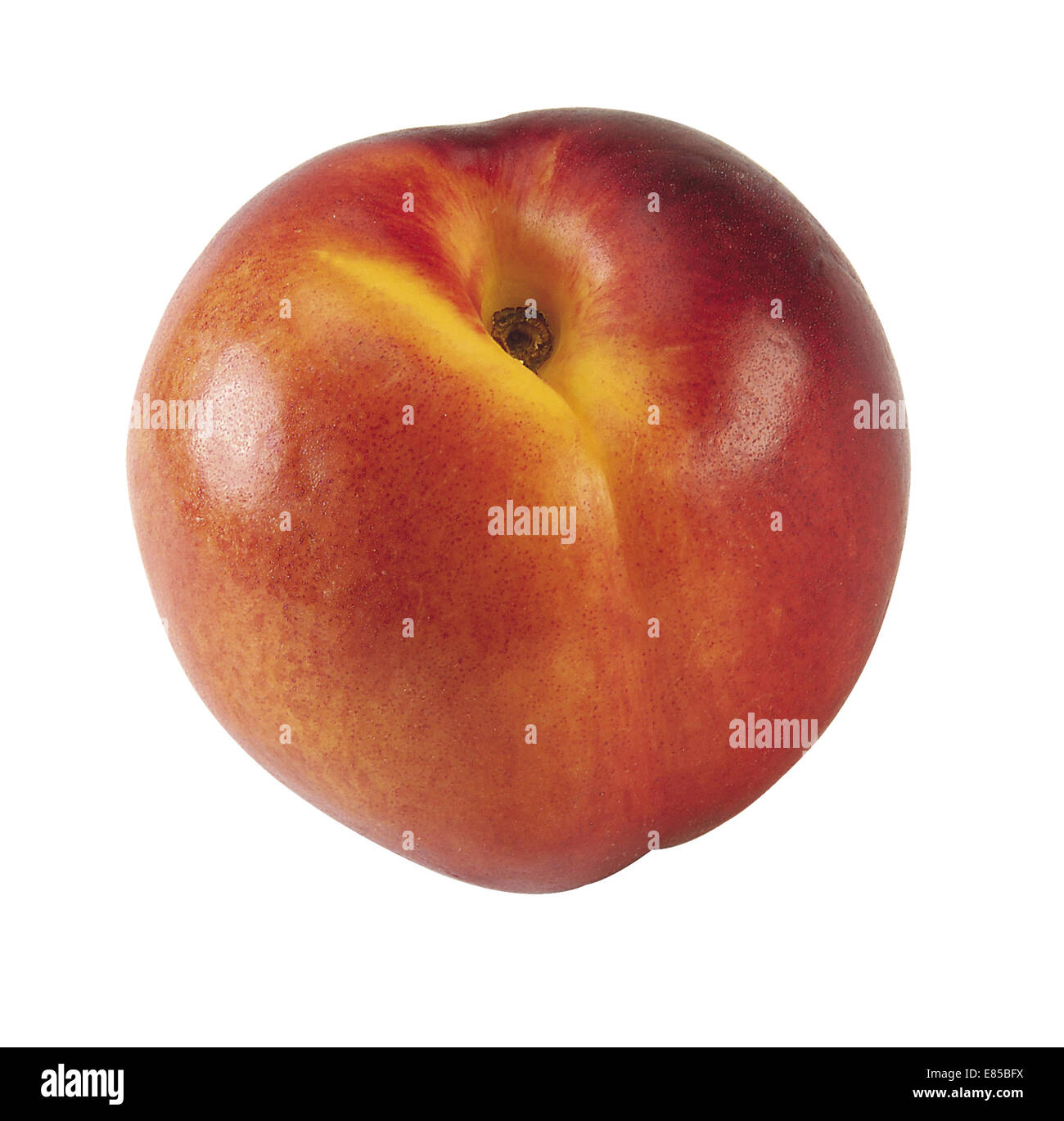 Peach or nectarine Cut Out Stock Images & Pictures - Alamy