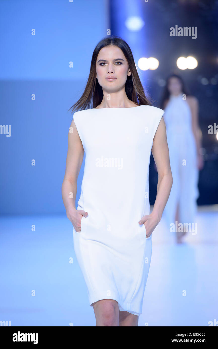 SYDNEY, AUSTRALIA - SEPTEMBER 27: A model showcases designs for Carla ...