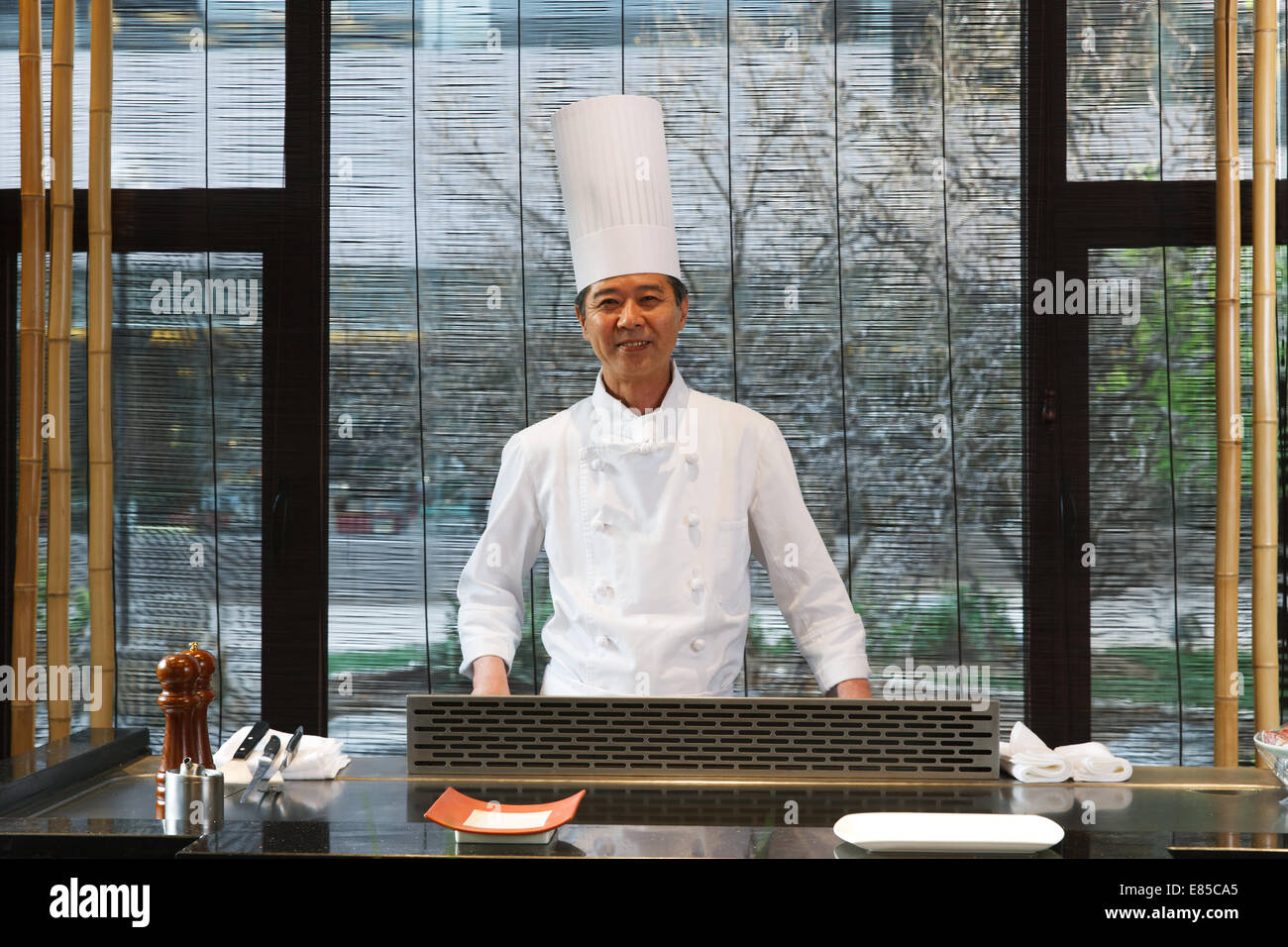 Portrait of chef Stock Photo - Alamy
