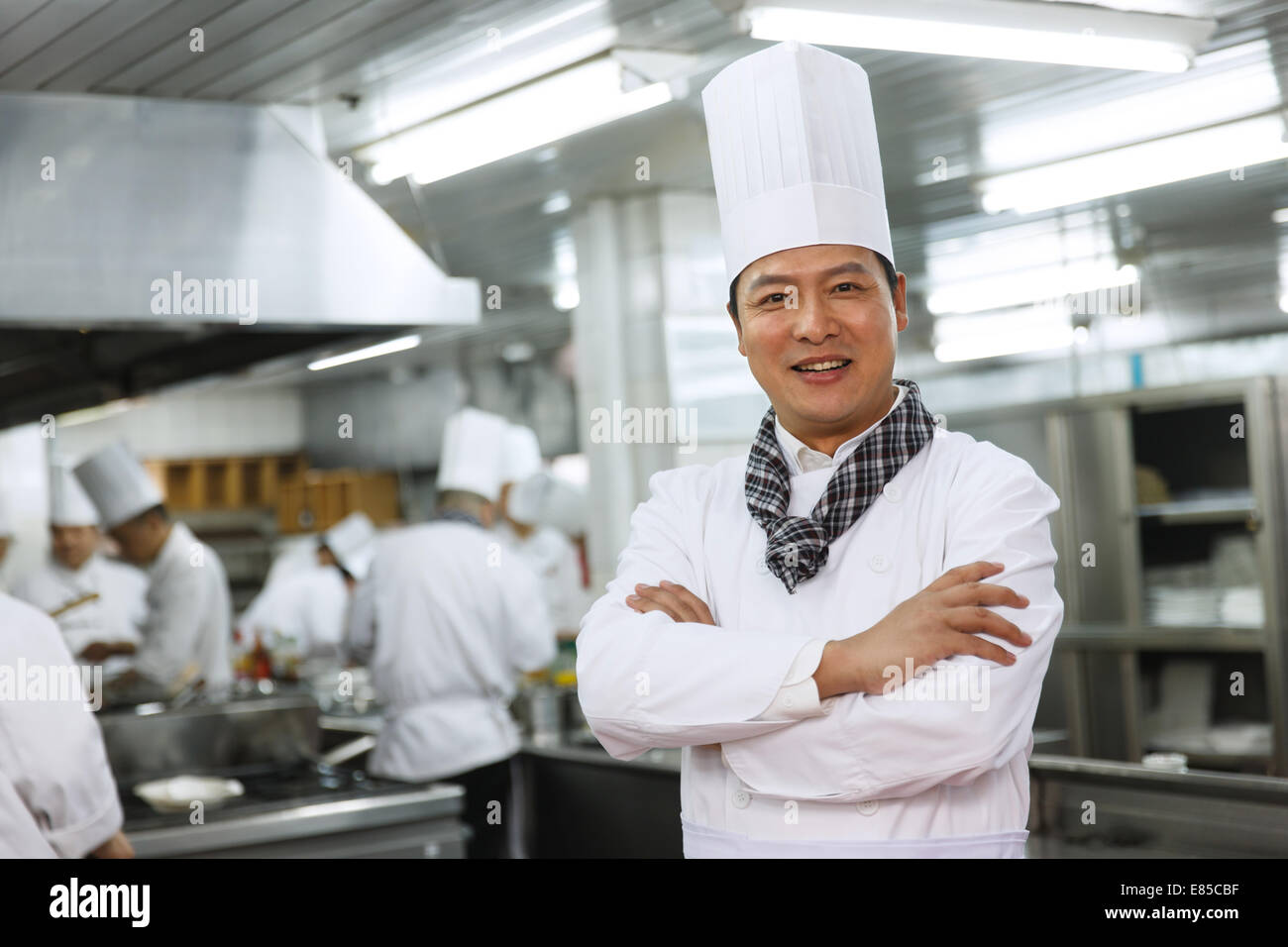 Portrait of chef Stock Photo - Alamy