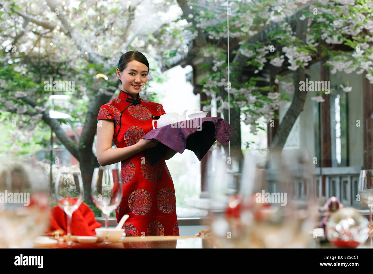 Portrait of hotel service staff Stock Photo - Alamy