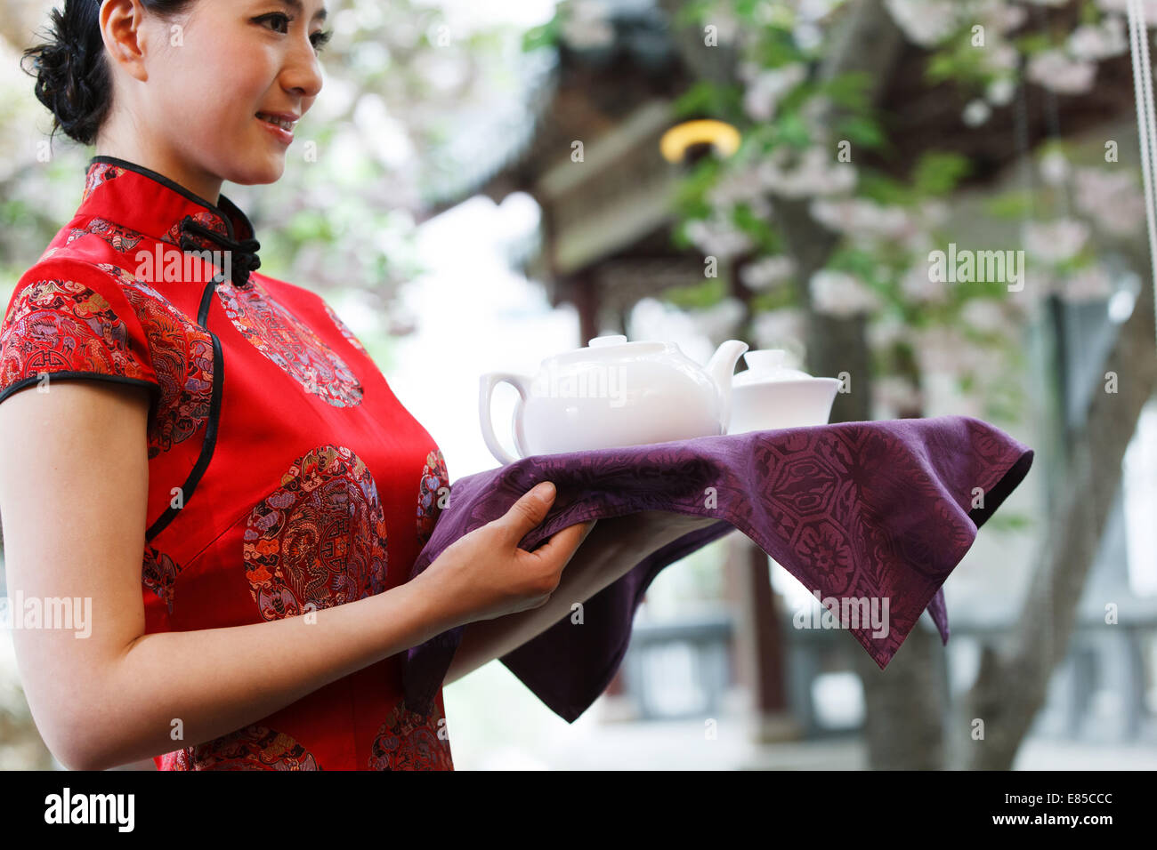 Portrait of hotel service staff Stock Photo - Alamy