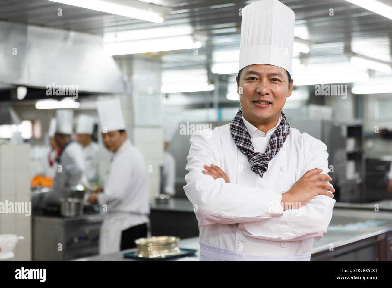 Portrait of chef Stock Photo - Alamy