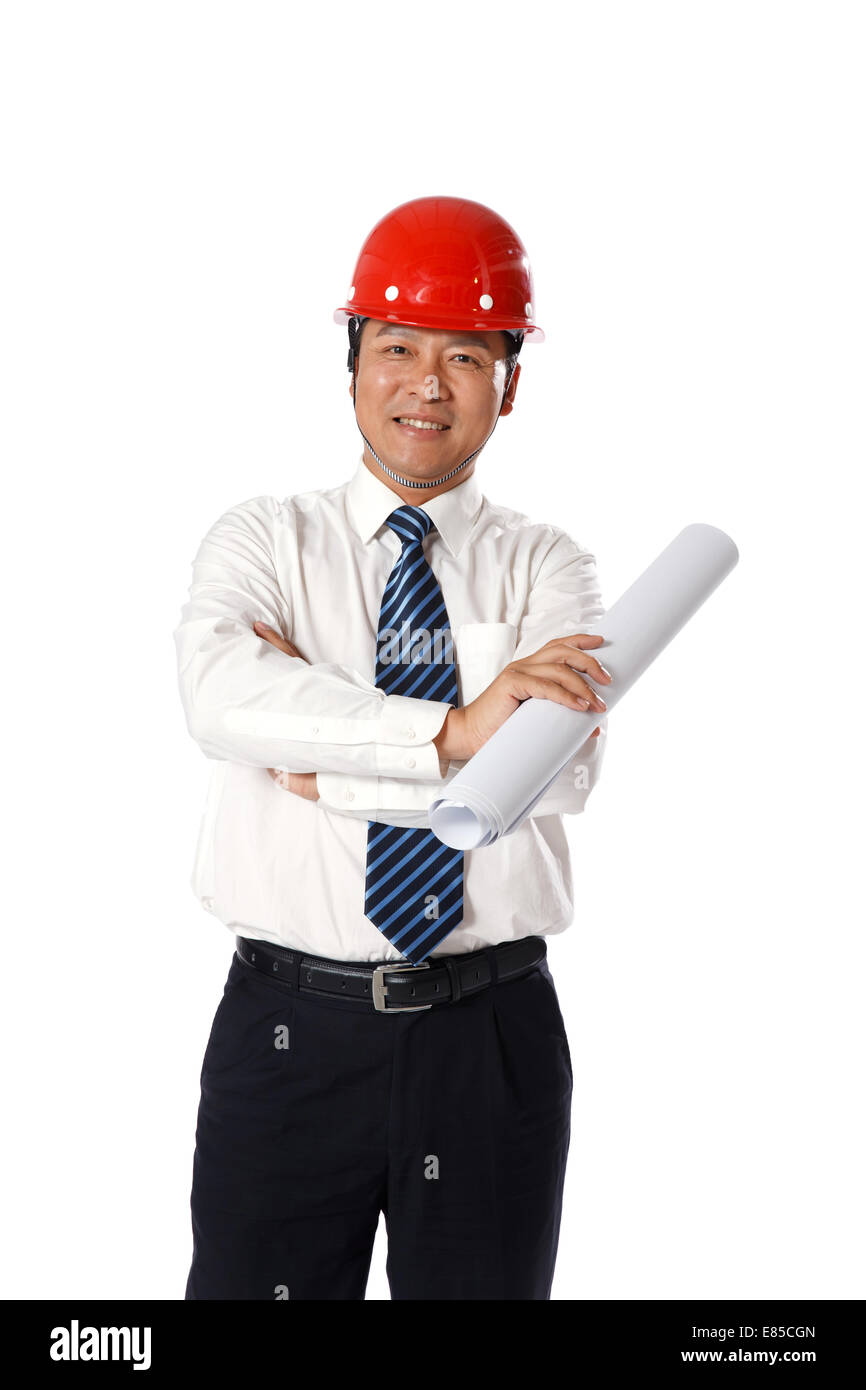 Portrait of engineer Stock Photo - Alamy