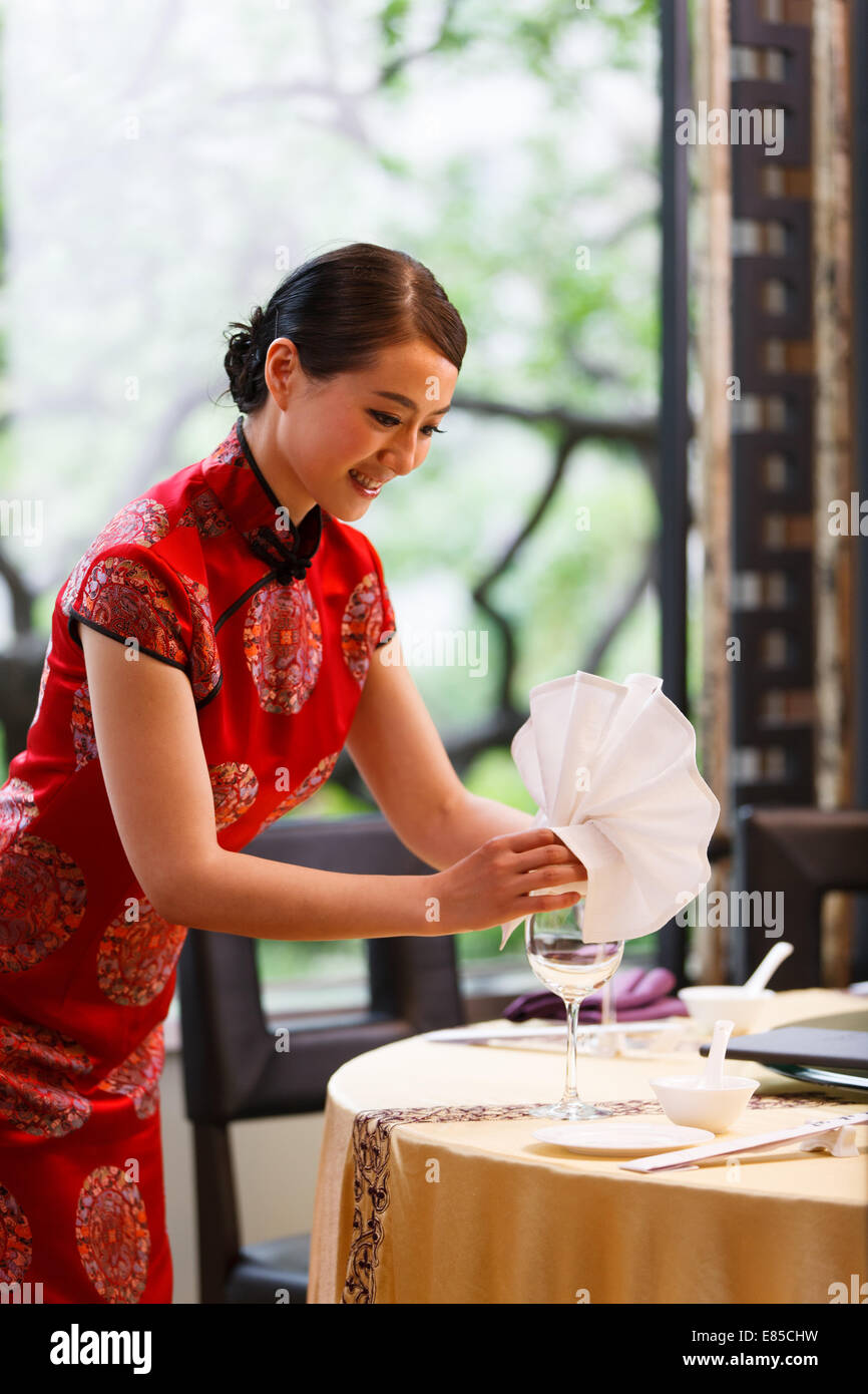Portrait of hotel service staff Stock Photo - Alamy