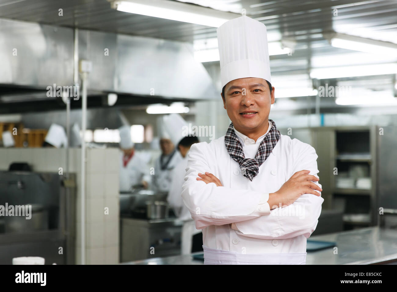 Portrait of chef Stock Photo - Alamy