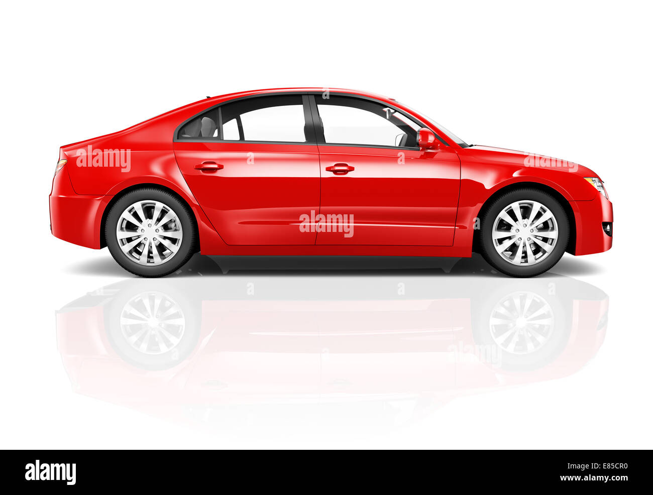 Sports car side profile Cut Out Stock Images & Pictures - Alamy