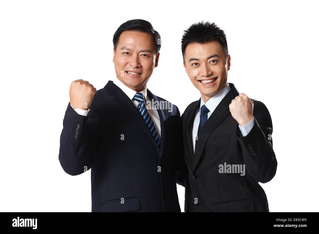Two businessmen gesturing hi-res stock photography and images - Alamy