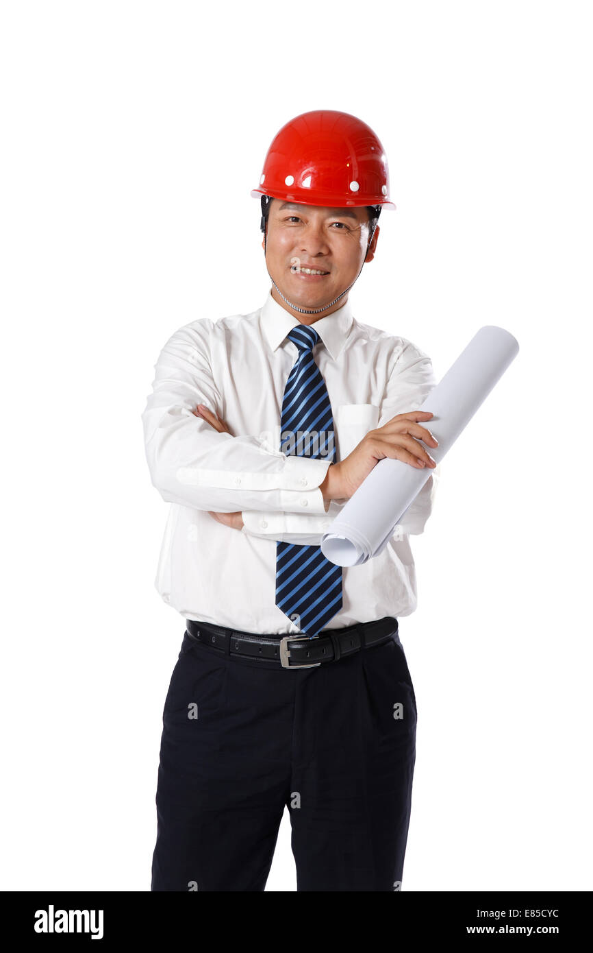 Portrait of engineer Stock Photo - Alamy