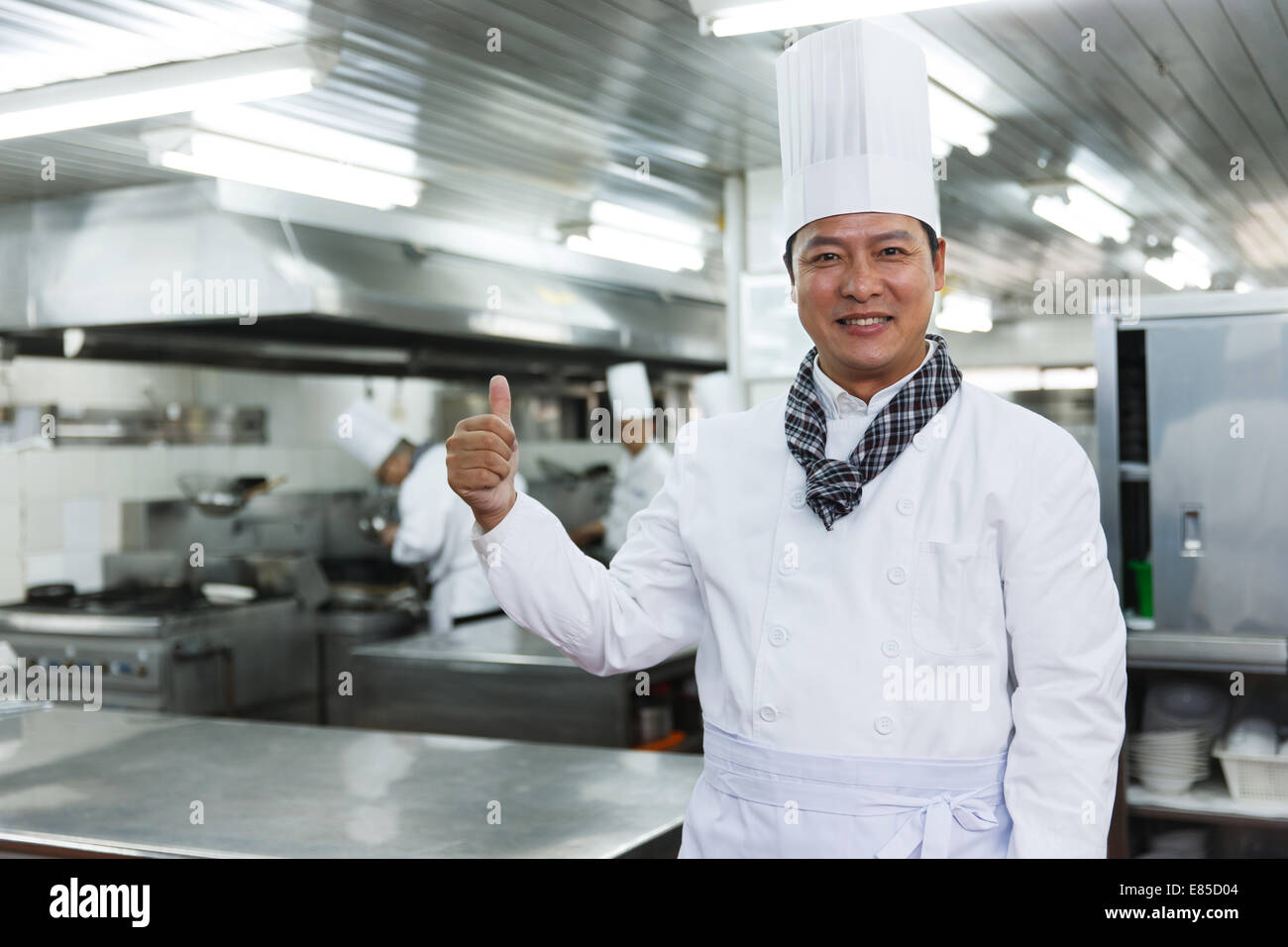 Portrait of chef Stock Photo - Alamy