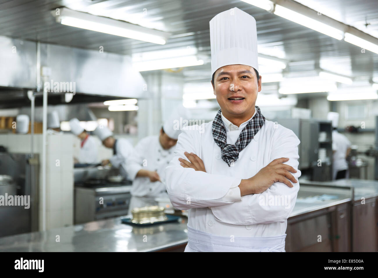 Portrait of chef Stock Photo - Alamy