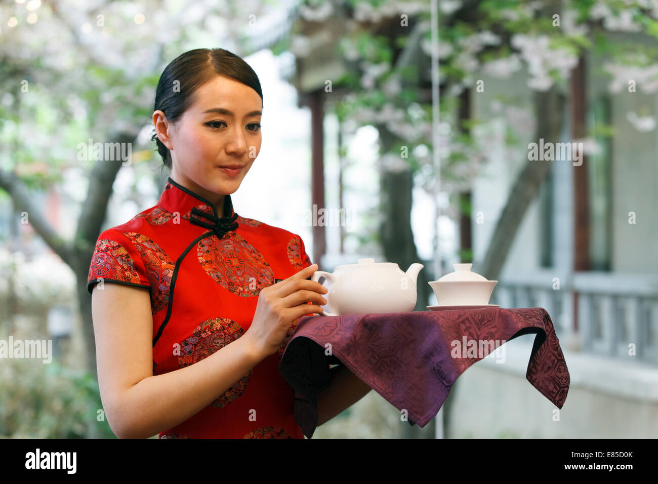Portrait of hotel service staff Stock Photo - Alamy