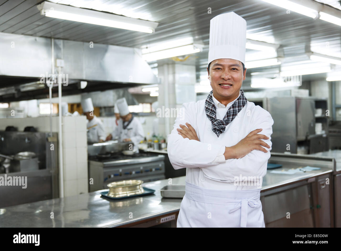 Portrait of chef Stock Photo - Alamy