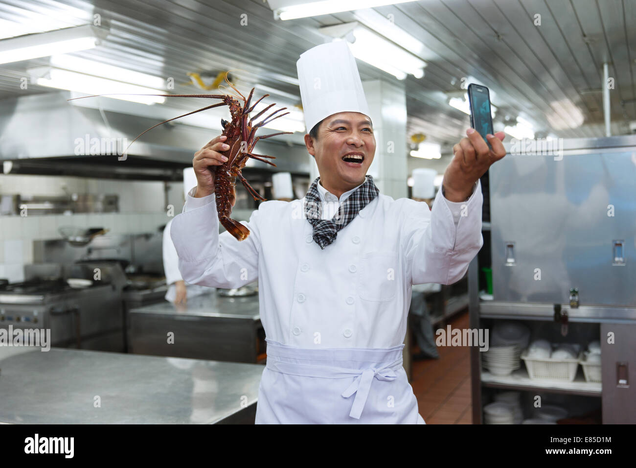 Portrait of chef Stock Photo - Alamy