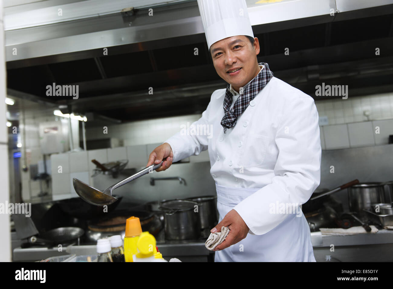 Portrait of chef Stock Photo - Alamy