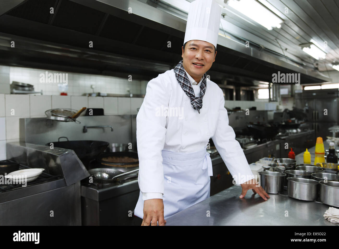 Portrait of chef Stock Photo - Alamy