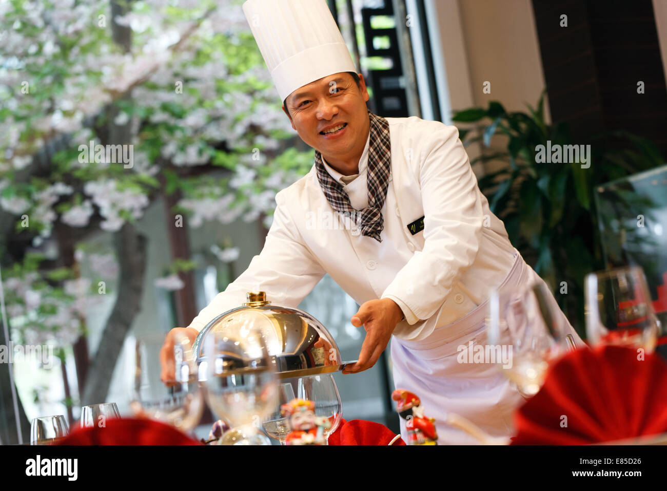 Portrait of chef Stock Photo - Alamy