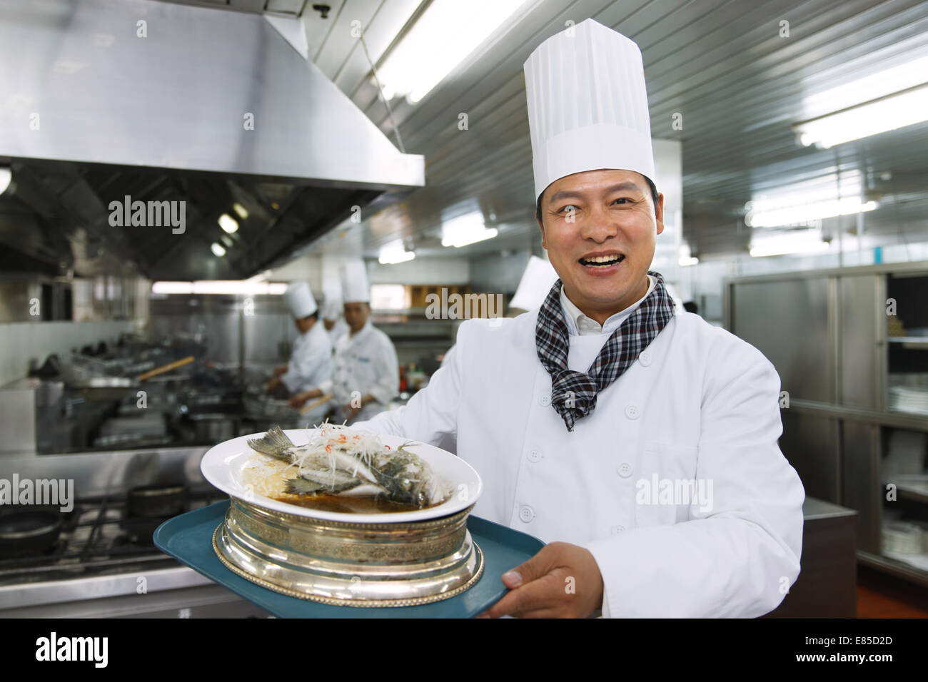 Portrait of chef Stock Photo - Alamy