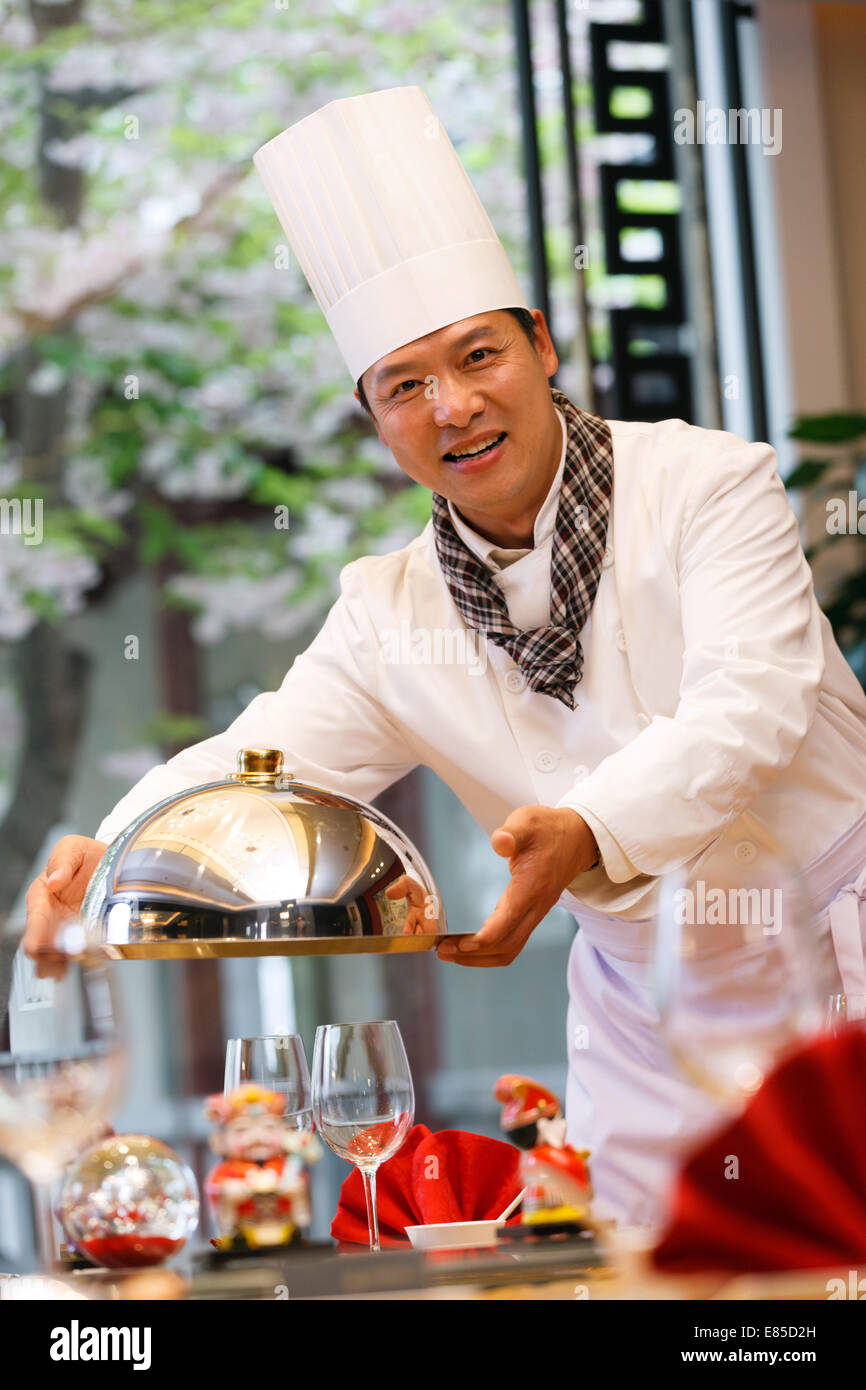 Portrait of chef Stock Photo - Alamy
