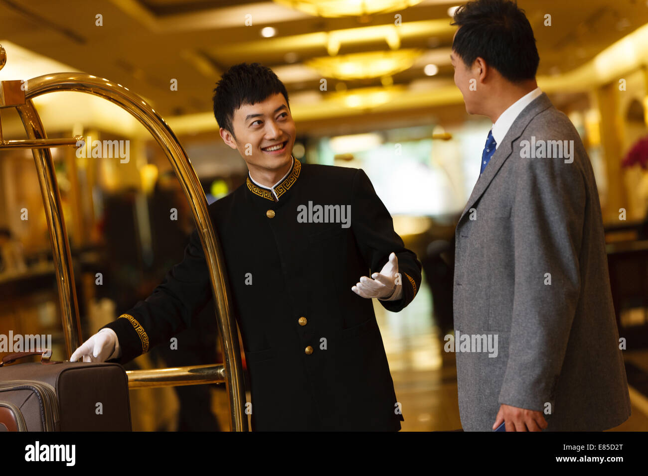 Hotel service staff Stock Photo - Alamy