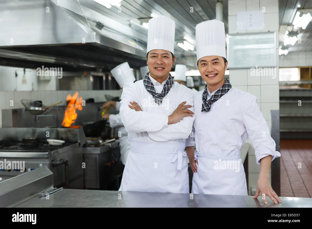 Portrait of chef Stock Photo - Alamy