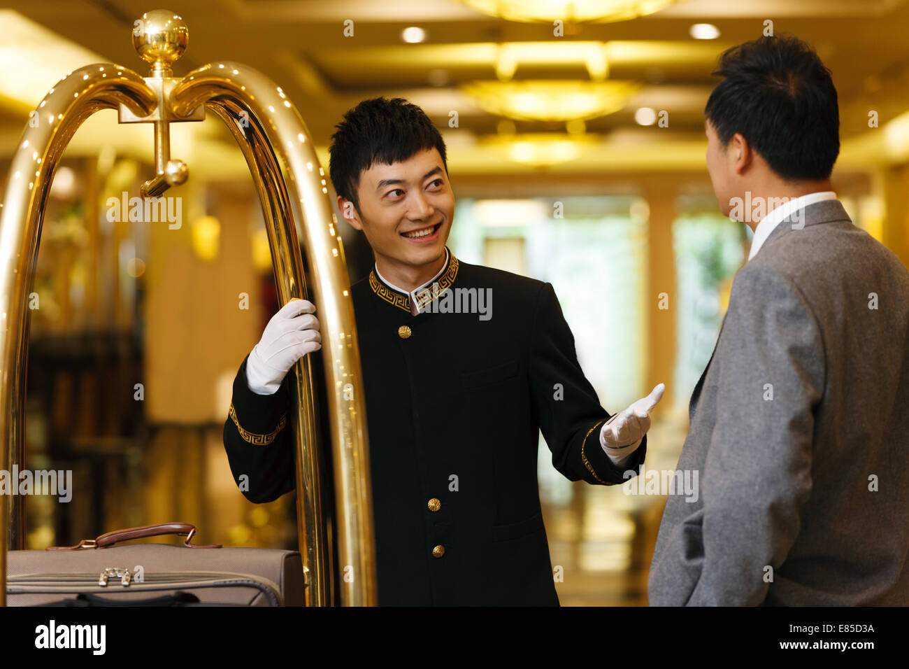 Hotel service staff Stock Photo - Alamy