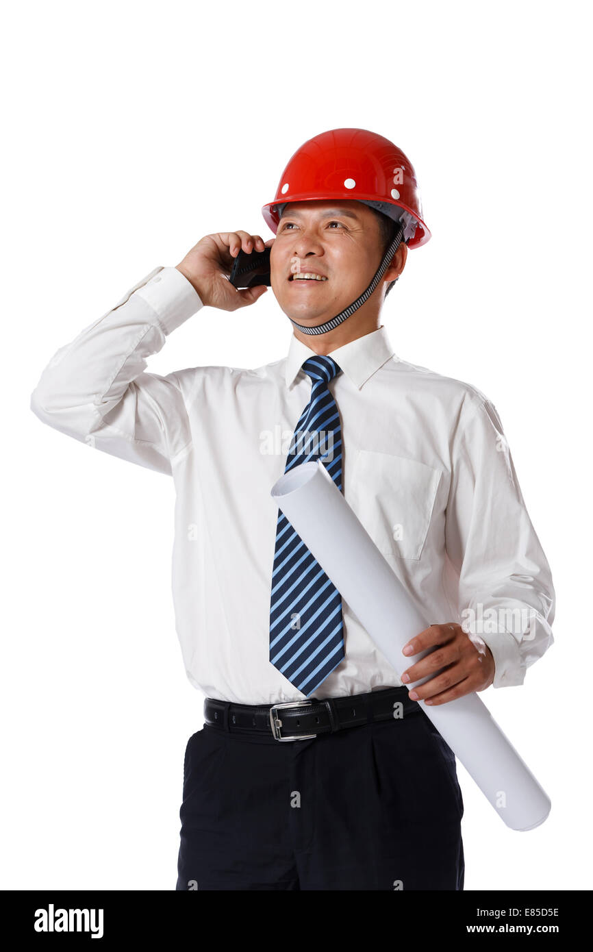 Portrait of engineer Stock Photo - Alamy