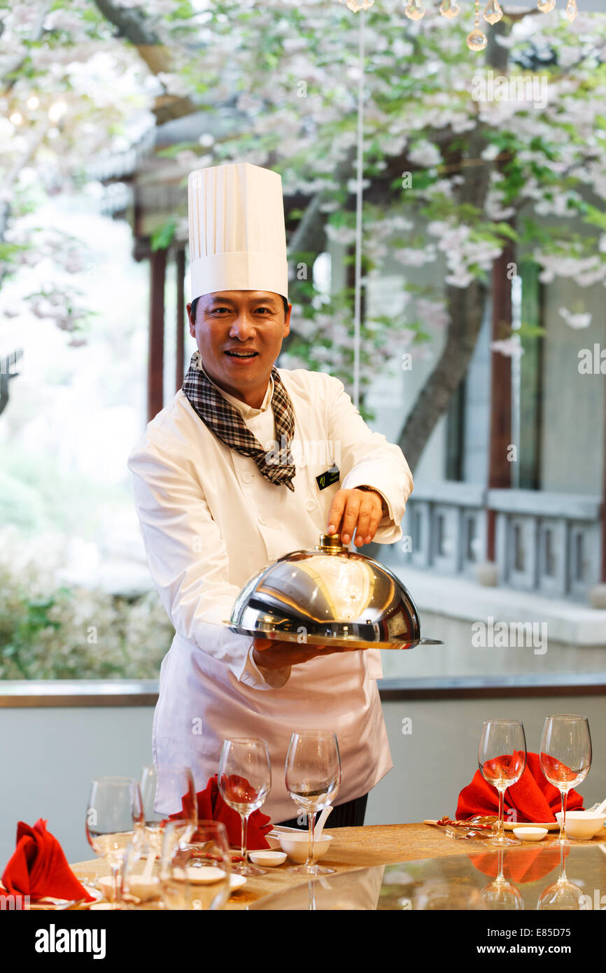 Portrait of chef Stock Photo - Alamy