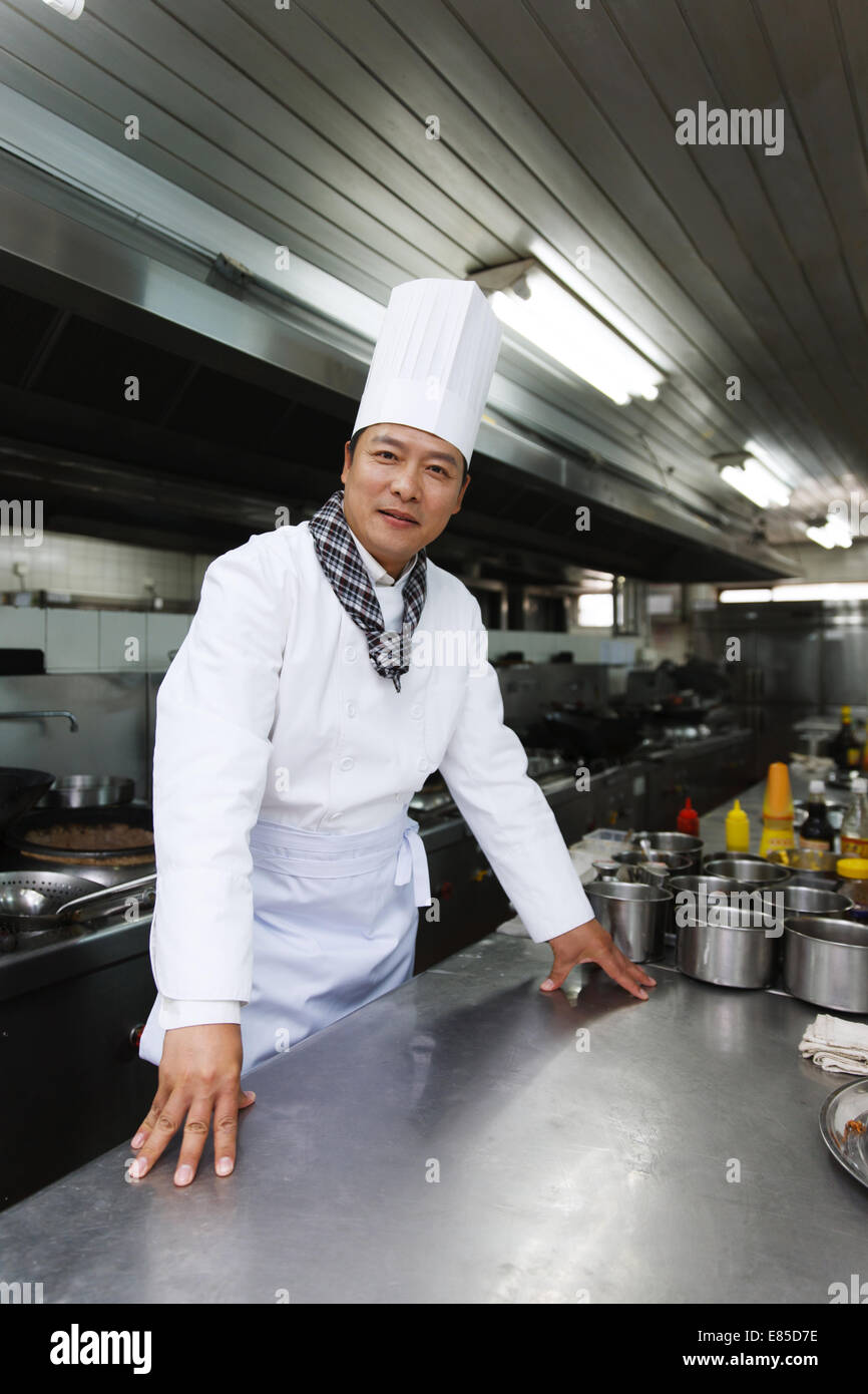 Portrait of chef Stock Photo - Alamy