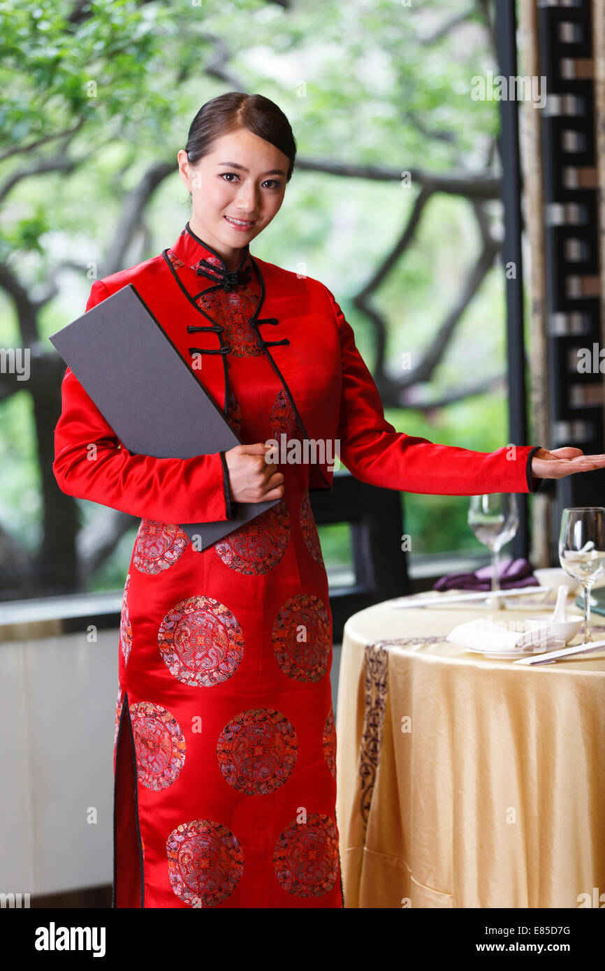 Portrait of hotel service staff Stock Photo - Alamy