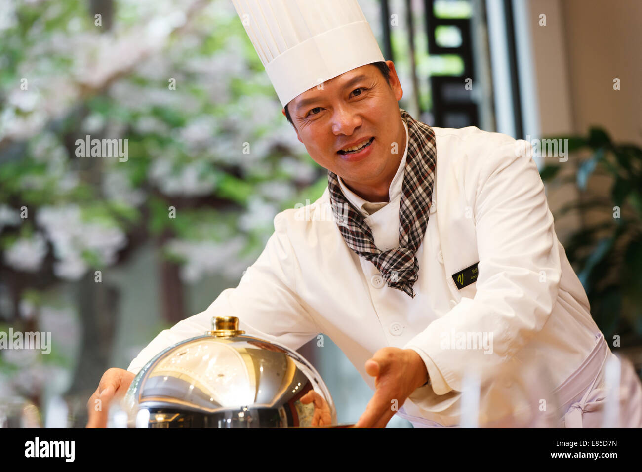 Portrait of chef Stock Photo - Alamy