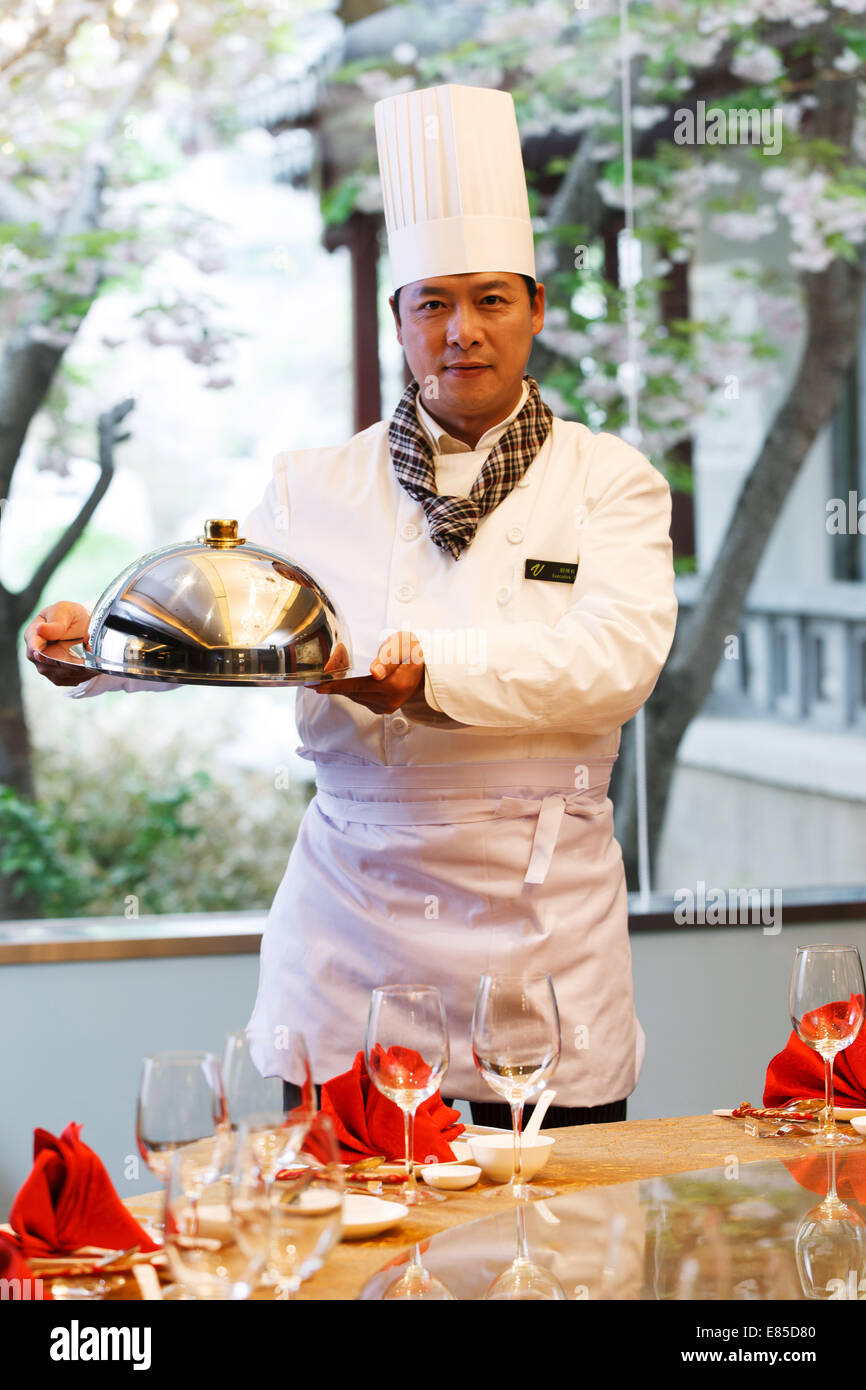 Portrait of chef Stock Photo - Alamy