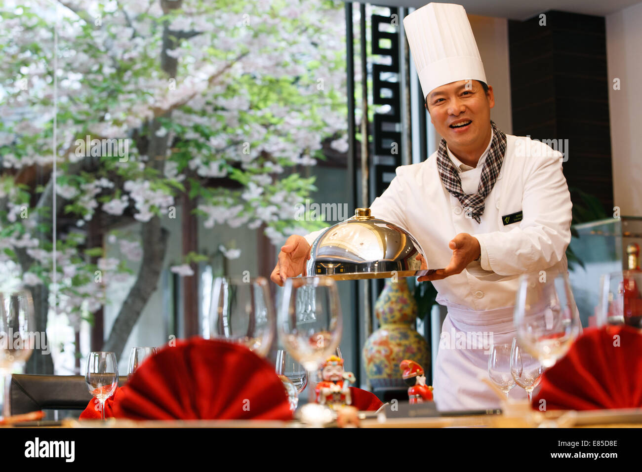 Portrait of chef Stock Photo - Alamy