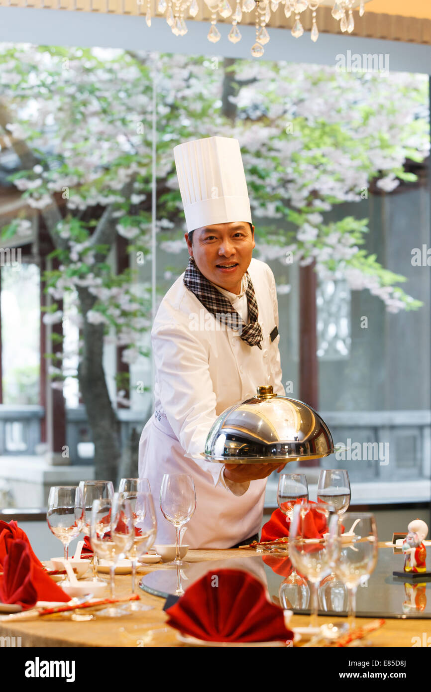Portrait of chef Stock Photo - Alamy
