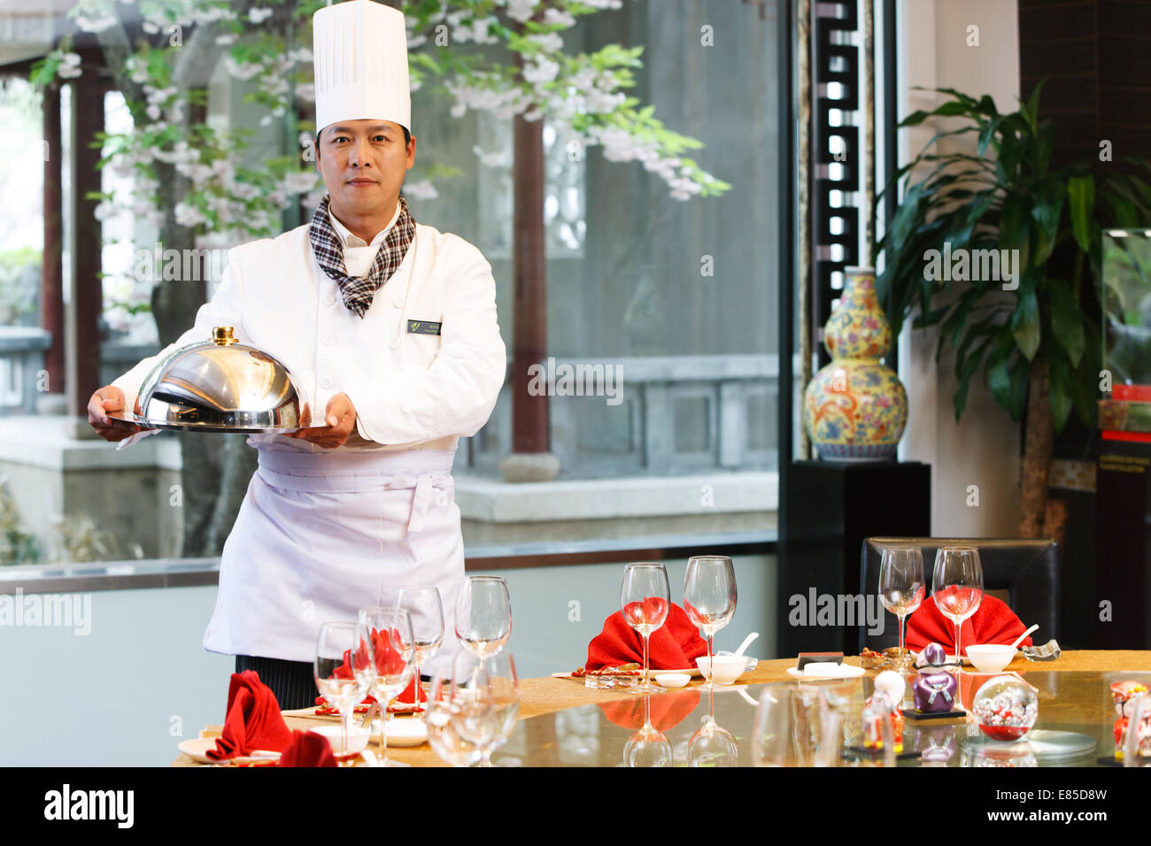 Portrait of chef Stock Photo - Alamy