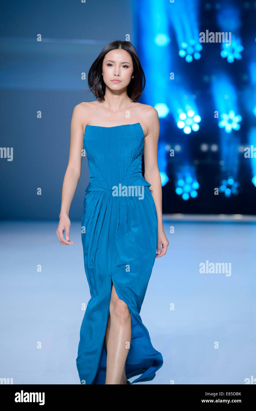 SYDNEY, AUSTRALIA - SEPTEMBER 27: A model showcases designs for Aurelio ...