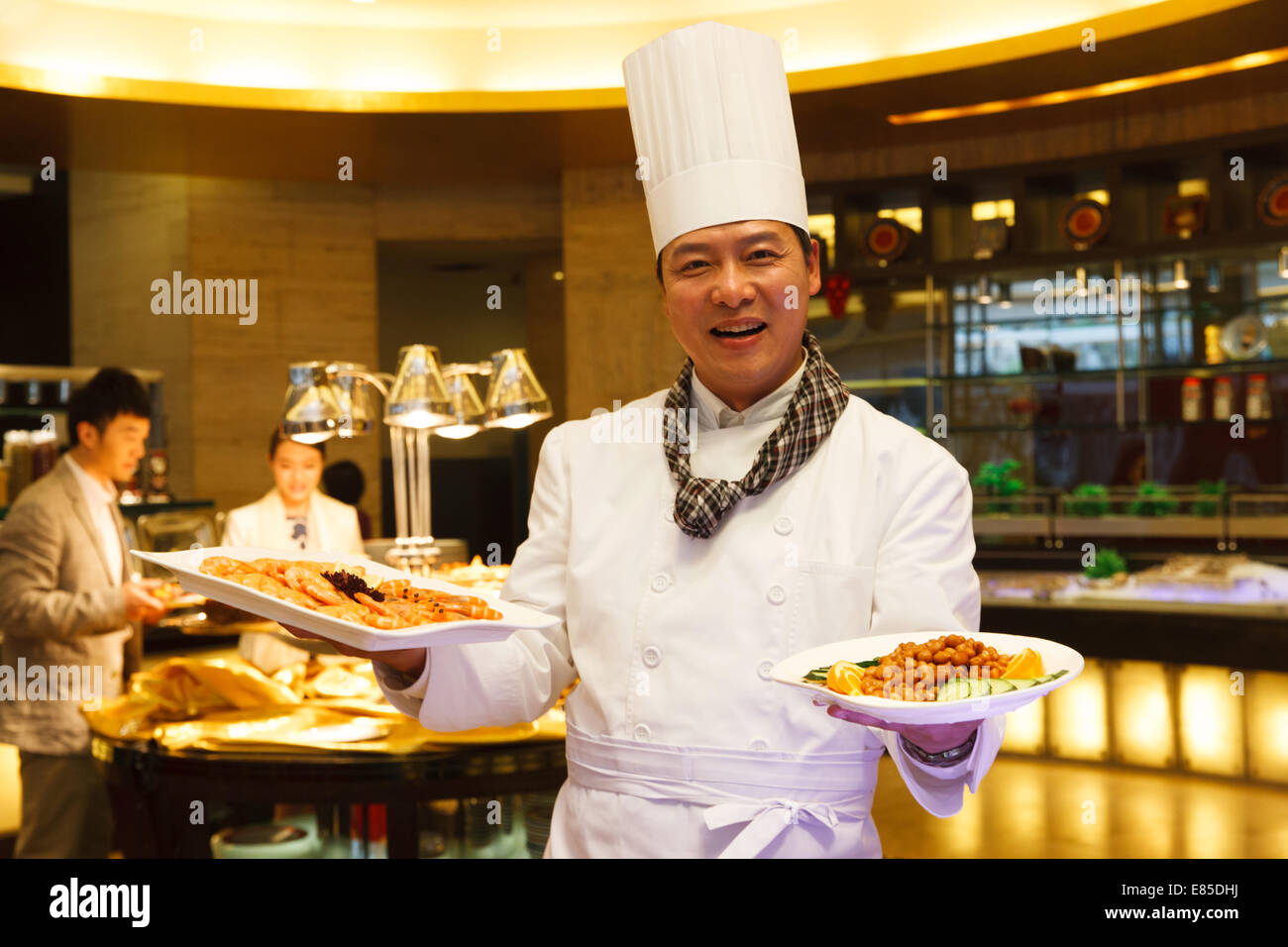 Portrait of chef Stock Photo - Alamy