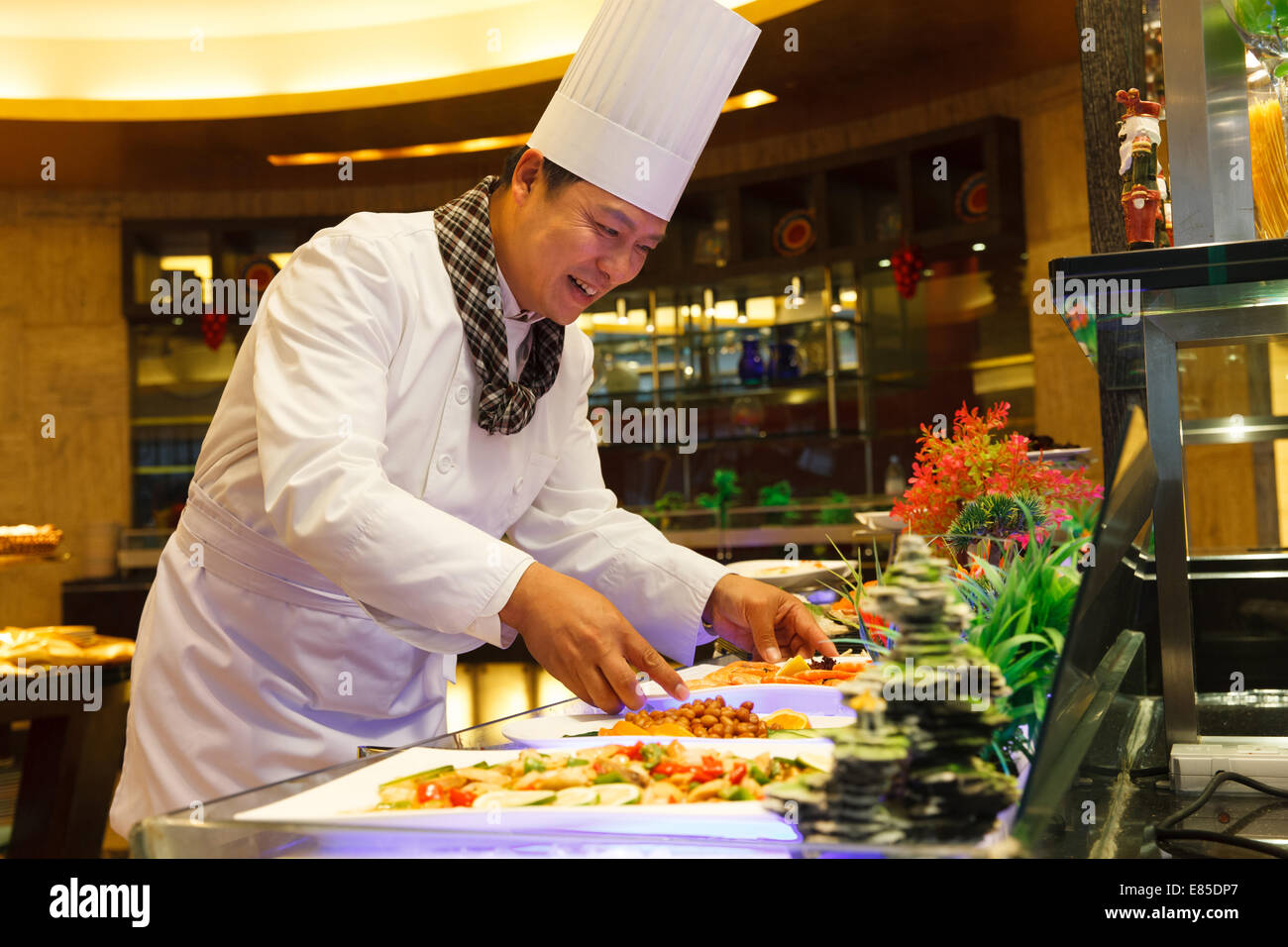 Portrait of chef Stock Photo - Alamy