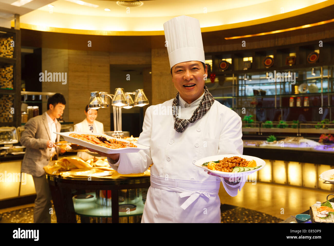 Portrait of chef Stock Photo - Alamy