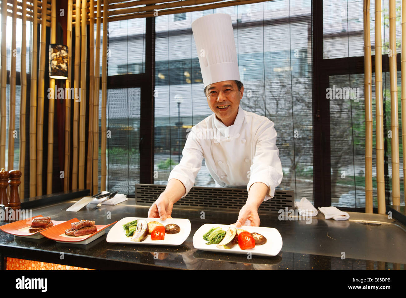 Portrait of chef Stock Photo - Alamy