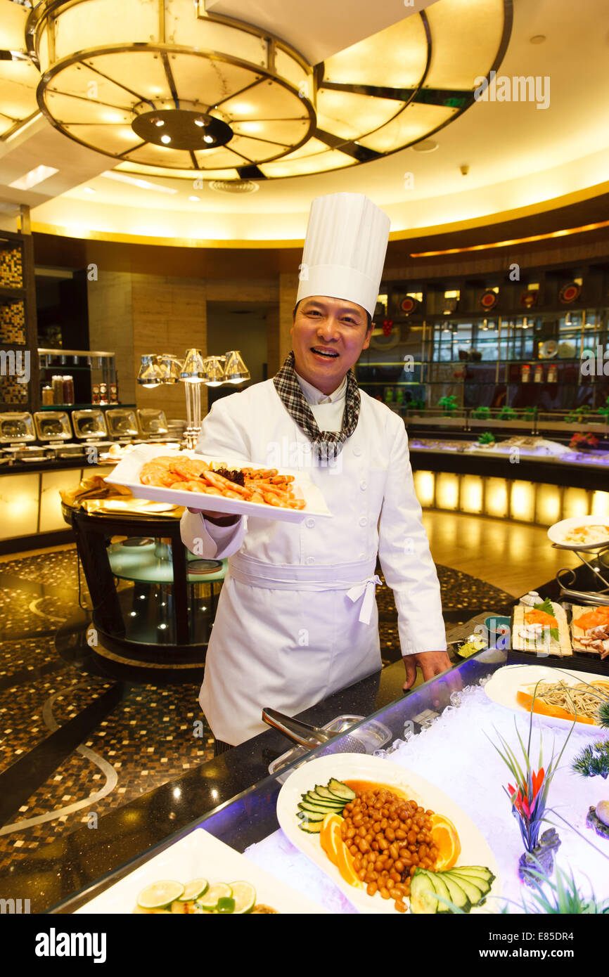 Portrait of chef Stock Photo - Alamy