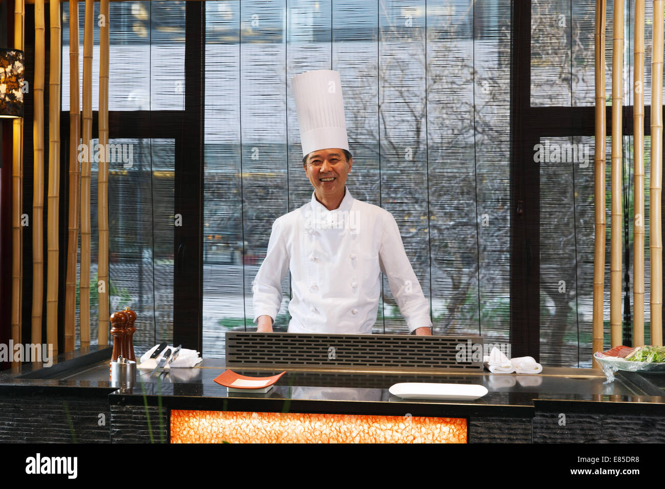 Portrait of chef Stock Photo - Alamy