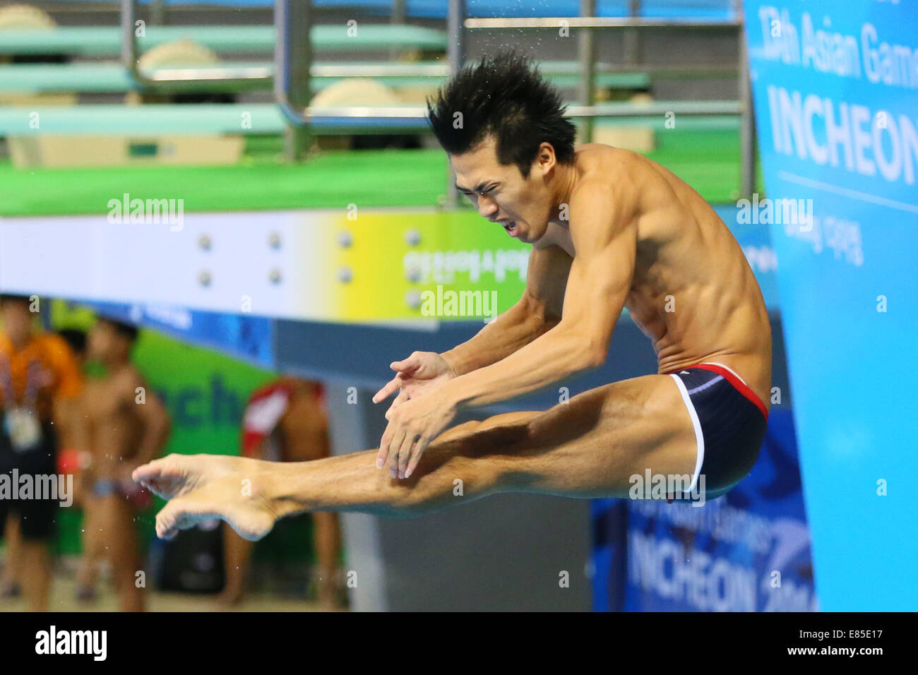 Sho Sakai (JPN), OCTOBOR 1, 2014 - Diving : Men's 1m Springboard Final ...