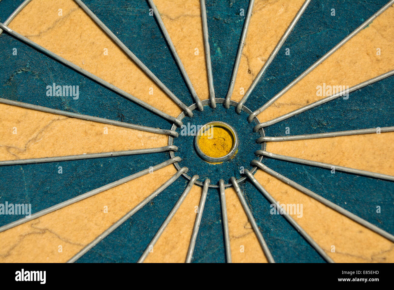 The centre of a dart board Stock Photo - Alamy